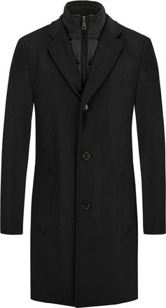 Tom Rusborg Softer Mantel aus Woll-Mix mit heraustrennbarer Steppblende in