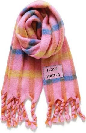 VERB TO DO I Love Winter Scarf - - Accessories - Damen - Mehrfarbig - ONE SIZE