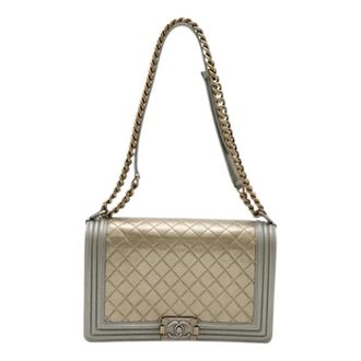 Chanel Sac bandouli&egrave;re Boy Matelass&eacute; Pre-owned - Femme - Pre-owned - Jaune - Taille: ONE Size