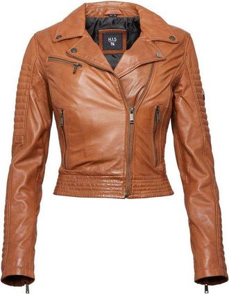 H.I.S Lederjacke (1-St) im Biker-Stil