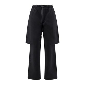 sacai Trompe Loeil Bermuda Hose - - Trousers - Damen - Schwarzk - M