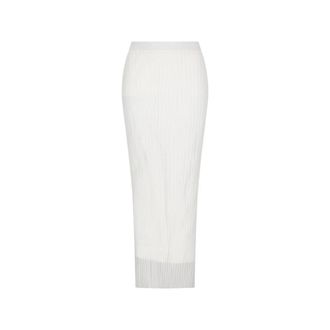 Sportmax Gestricktes 2-teiliges Stilvolles Album - - Skirts - Damen - Wei&szlig; - S