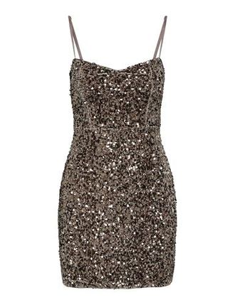Only Dress Onlconfidence Robe Tube &agrave; Sequins S/L JRS, Mountain Trail, XS Femmes