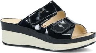 Vital Lara, Sandales Bout Ouvert Femme - Noir - Noir/Noir, 40 EU