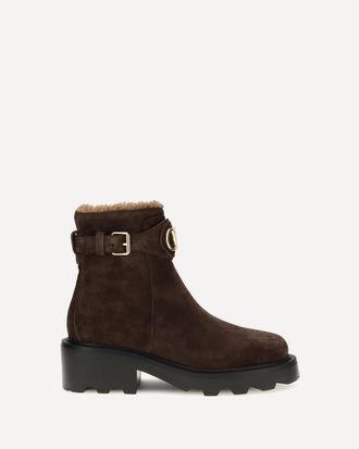 Valentino Garavani VLogo Signature leather ankle Boots Female 36.5
