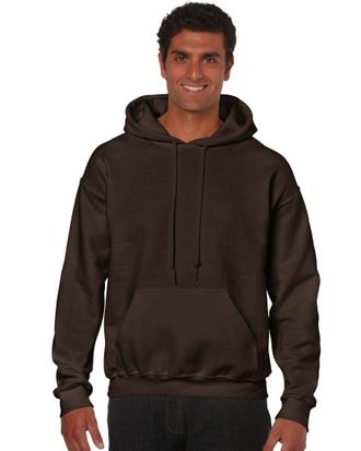 Gildan Unbekannt Unisex Kapuzenpullover Heavy Blend, Dark Chocolate, Gr. L