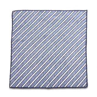 Brunello Cucinelli Homme, Accessoires, Bleu, Taille: ONE Size Pochette de Costume Ray&eacute;e