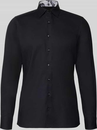 Olymp Level 5 Slim Fit Business Hemd aus Baumwolle mit Kentkragen