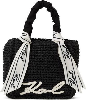 Karl Lagerfeld Femme, Sacs, Noir, Taille: ONE Size Bolso M Crochet