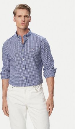 Tommy Hilfiger Hemd Gingham MW0MW43319 Blau Regular Fit