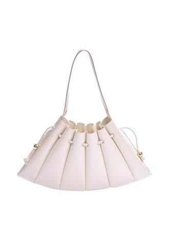 Themoirè Umhängetasche - Weiß