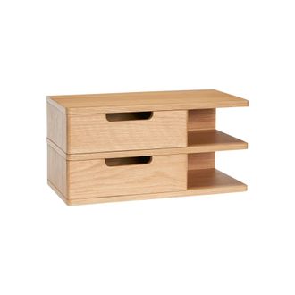 H&uuml;bsch Table de chevet en ch&ecirc;ne H&uuml;bsch
