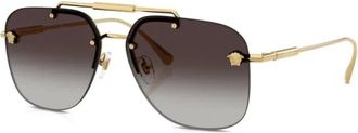 Versace Femme, Accessoires, Jaune, Taille: 60 MM Lunettes de soleil