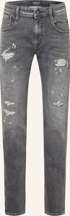 Replay Destroyed Jeans Anbass Slim Fit grau