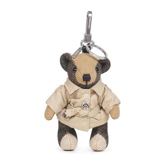 Burberry Cashmere Teddyb&auml;r Charm Schl&uuml;sselanh&auml;nger - - Accessories - Damen - Beige - ONE SIZE