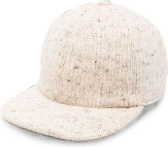 Fabiana Filippi Casquette de baseball en laine m&eacute;lang&eacute;e