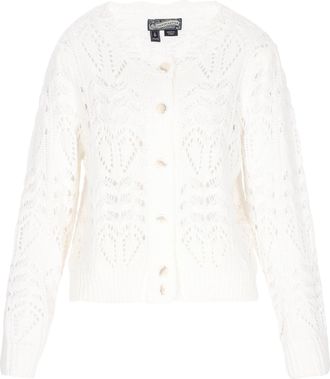 Dreimaster Dreimaster Strickjacke Frauen cremefarben