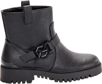 Guess Femme, Chaussures, Noir, Taille: 39 EU Classic Logo Metal Bottes