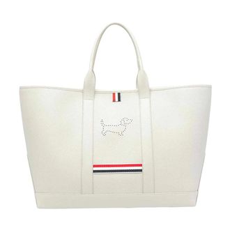 Thom Browne Hector Tote Bag - - Bags - Damen - Wei&szlig; - ONE SIZE