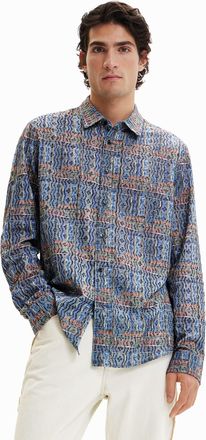 Desigual Mens CAM_Velez 2000 Black T-Shirt, XXL