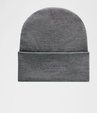 lululemon Bonnet Warm Revelation Wordmark - Gris