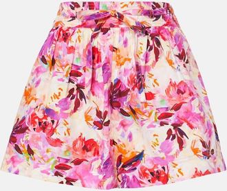 Ulla Johnson Short Rowan en coton à fleurs