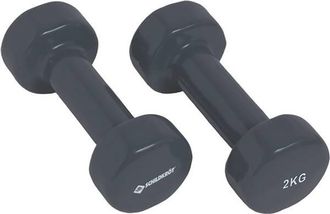 Schildkrot Fitness Schildkr&ouml;t VINYL HANTEL Set, 2x 2,0kg (grey), in 4C-Box, M-2022