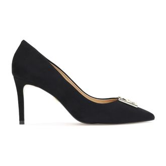 Kazar Schwarze Wildleder Monogramm Pumps - - Shoes - Damen - Schwarzk - 40 EU