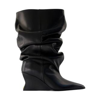 Balmain Stiefeletten mit Keilabsatz - - Shoes - Damen - Schwarzk - 37 EU