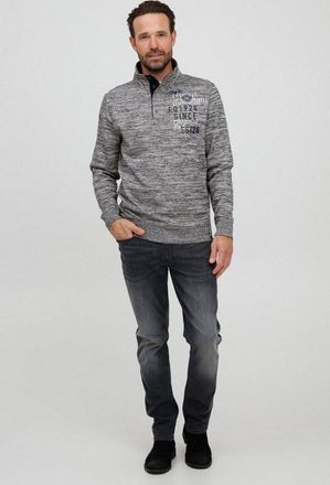FQ1924 Troyer FQGudmund Modischer Strickpullover mit Print