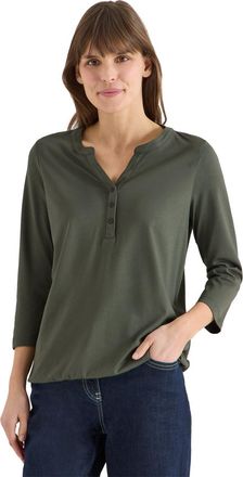 Cecil Shirt im Tunika-Look Khaki XXL