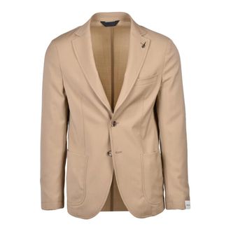 Paoloni Giacca Stondata - - Suits - Herren - Beige - M