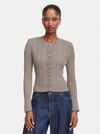 Guess Strickjacke W6YR26 Z0973 Beige Regular Fit