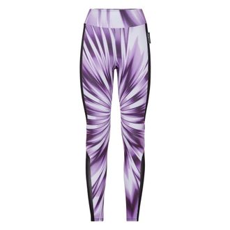 Plein Sport Femme, Pantalons, Violet, Taille: 42 FR Leggings de jogging taille haute Tie-dye Plein Sport