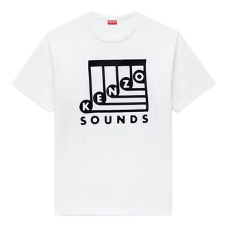 Kenzo Logo-Stickerei T-Shirt - - Tops - Herren - Wei&szlig; - S