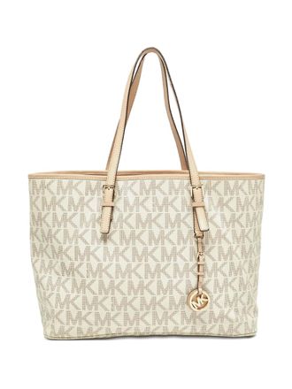 Michael Kors sac Jet Set à motif monogrammé - Tons neutres
