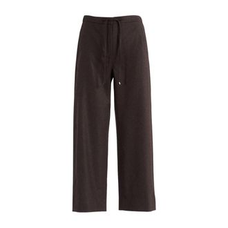 Max Mara Floria Weite Hose - - Trousers - Damen - Braun - L