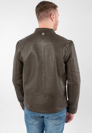 Mauritius Lederjacke MMBounto mit Stehkragen