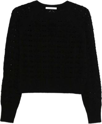 Cecilie Bahnsen Femme, Pulls, Noir, Taille: 42 FR Pull ajour&eacute;