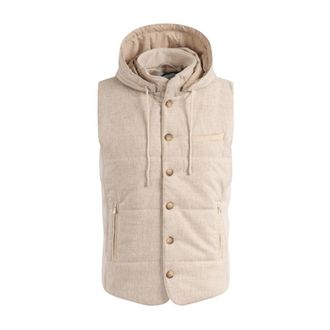 Gran Sasso Giubbino Vest - - Jackets - Herren - Beige - XL