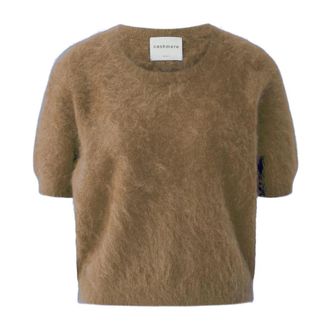 Oui Kaschmir-Strick - - Knitwear - Damen - Beige - L