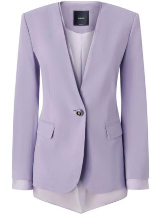 Pinko blazer &agrave; design superpos&eacute; - Violet