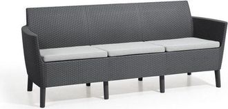Keter Canap&eacute; 3 places salemo Graphite
