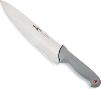 Arcos Chefmesser mit Nitrum Edelstahlklinge 300 mm - Professionelles Mehrzweck-Küchenmesser mit Ergonomischem Griff aus Polyoxymethylen (POM) - Schwarz, Ser