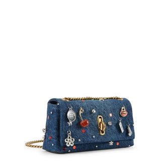 Marc Jacobs Mini sac Trinket Charm Denim Dual Chain