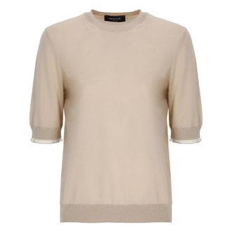 Fabiana Filippi Damen, Strickwaren, Beige, SGr&ouml;&szlig;e