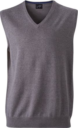 James & Nicholson Pullunder - Farbe: Grey Heather - Gr&ouml;&szlig;e: 3XL