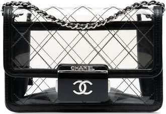 Chanel Hobo Bags - Small PVC Naked Beauty Lock Flap - Gr. unisize - in Schwarz - f&uuml;r Damen