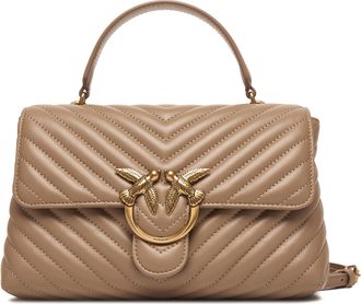 Pinko Handtasche Pinko Love Lady Puff Classic Cl Braun
