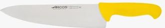 Arcos Chefmesser aus Edelstahl 250 mm - Professionelles K&uuml;chenmesser f&uuml;r Schneiden und Reinigen von Gem&uuml;se - Ergonomischer Griff aus Polyoxymethylen, Blau, 
